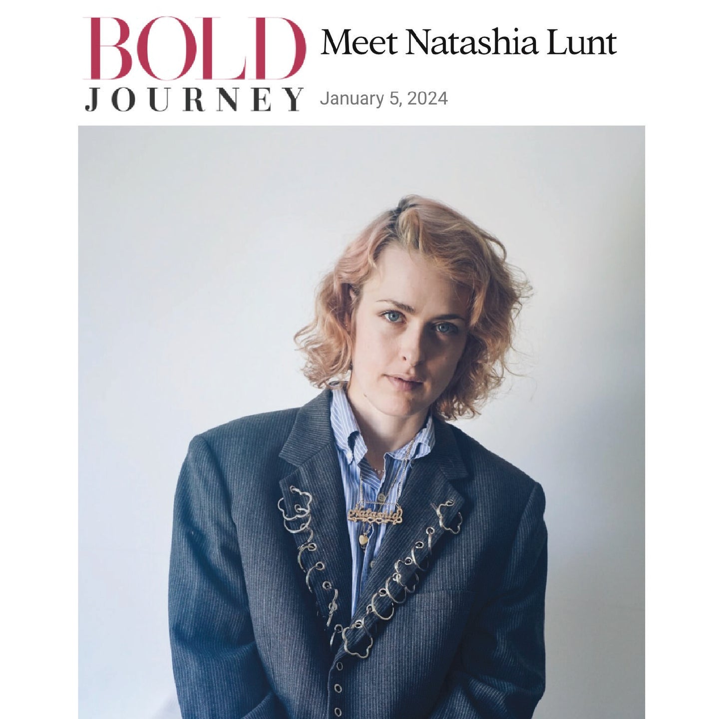 BOLD JOURNEY INTERVIEW - Meet Natashia Lunt – Natashia.